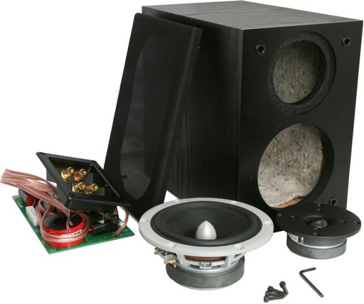 Peerless 5" Speaker Kit Black Vinyl Finish - Rocketronics