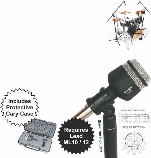 Yoga Kick Drum Microphone Great Hih Level Sound - Rocketronics